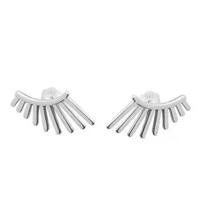LUCY QUARTERMAINE Solid Sterling Egyptian Temple Studs
