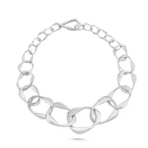 Mishka Aura Chain Necklace - Silver