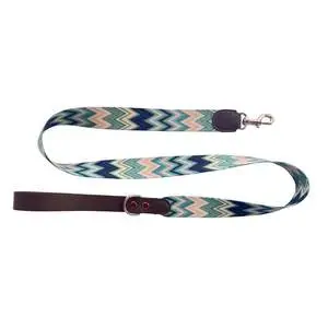 ALECOO Chevron Dog Leash Azure