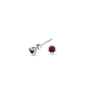 DOWER & HALL Dower & Hall Sterling Silver Garnet Orissa Studs Red