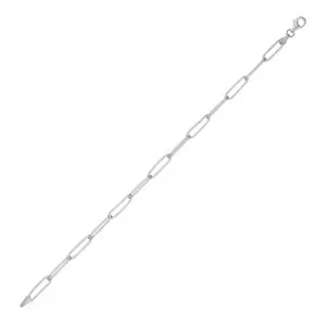 SPERO LONDON Sterling Rectangular Large Chain Bracelet - Silver