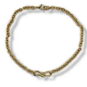 JAGGED HALO JEWELRY Viper Link Convertible Necklace - Gold