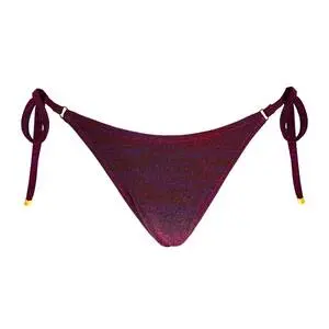 ENEZ SWIM Vivian Bottoms Black Cherry Glitter - Red