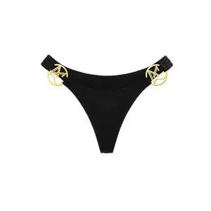 MAUI X LOLITA Classic Thong Bikini Bottoms - Black
