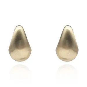 MICHAEL NASH JEWELRY Gloria Matte Resin Hoop Earrings - Gold