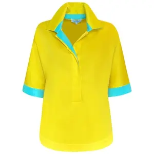 PERLAVERA Zyla -relaxed Shirt - Yellow