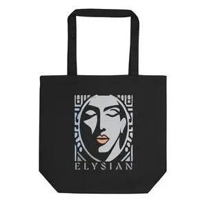 ANCHOR & CREW Two Elysian Editions Recycled Cotton Tote Bag - Black