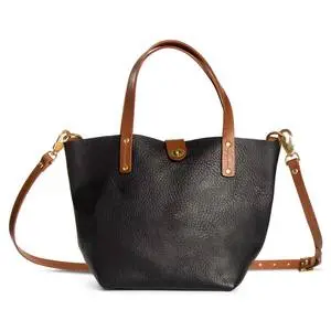 N'DAMUS LONDON Adanna Leather Tote Bag Black