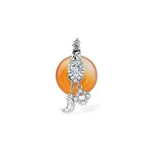 FREQNC ATELIER Ouroboros Charm Agate Sacral Chakra