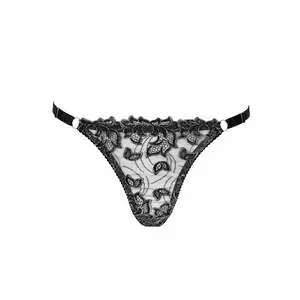 DARILY UNDERWEAR Adjustable String Panties Ivory - Grey