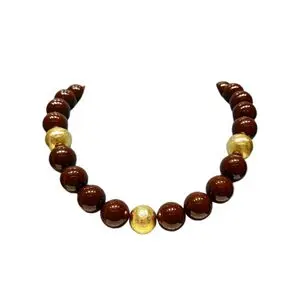EYECONIC BY SAMAR AJRAM Chunky Bead Necklace - Brown