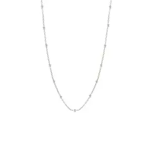 SPERO LONDON Bead Chain Sterling Satellite Necklace - Silver