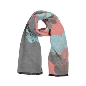 Saachi Reversible Garden Gray Scarf - Grey