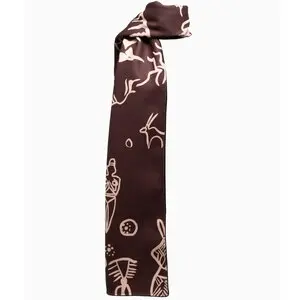 TUVA COLLECTION Gobustan Heritage Scarf - Brown