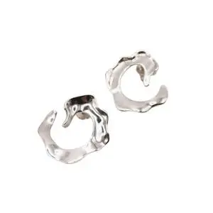 DARIA PACELLI JEWELRY Spyral Earrings - Silver