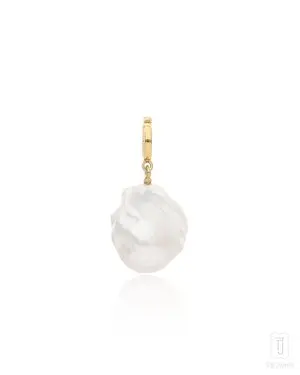 THE JEWELZ Silver / White / Gold Pearly Pie Charm Pendant - Silver/white/gold