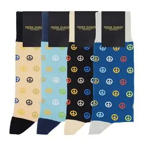 PEPER HAROW - MADE IN ENGLAND S Socks Bundle – Peace - Blue