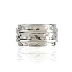 CHARLOTTE'S WEB JEWELLERY Karma Abundance Spinning Ring - Silver