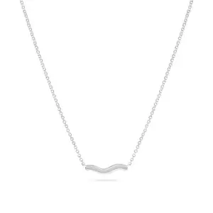 SIF JAKOBS JEWELLERY Necklace Ellera Waves Pianura - Silver