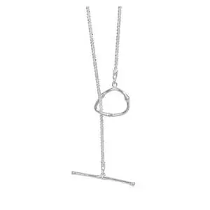 JANUS EDINBURGH Sterling Lintrathen Shimmering Necklace Wrist Wrap Bracelet 52cm - Silver