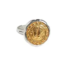 GODDESS CHARMS Gold / Silver Protection Ring - Gold/silver