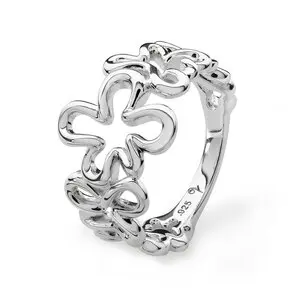 LUCY QUARTERMAINE Solid Sterling Splash Mini Ring - Silver