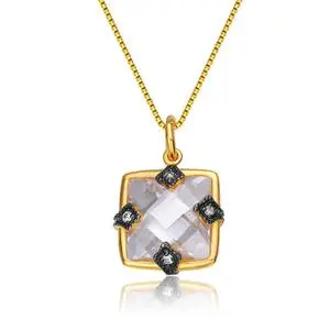 Genevive Gold Plated Necklaces