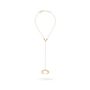 LUCY QUARTERMAINE Opulence Hand Chain - Gold