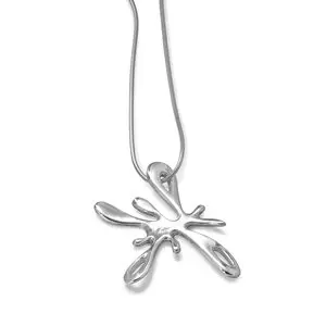 LUCY QUARTERMAINE Sterling Splash Pendant One - Silver