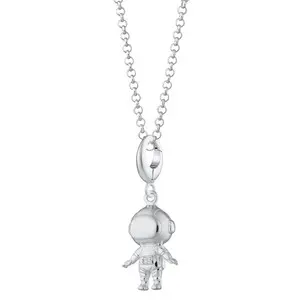 LILY CHARMED Sterling Astronaut Charm Necklace - Silver