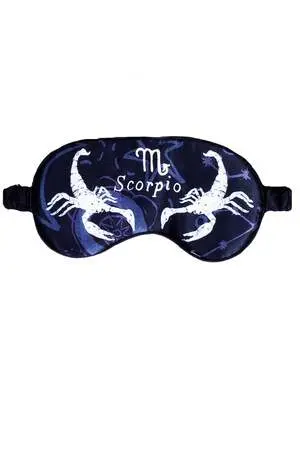 JESSICA RUSSELL FLINT Silk Eye Mask Scorpio - Black