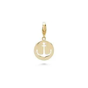 DOLCETTO DESIGNS Spes Anchor Charm Pendant - Gold
