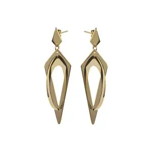 TOOLALLY Crescent Hoops - Gold