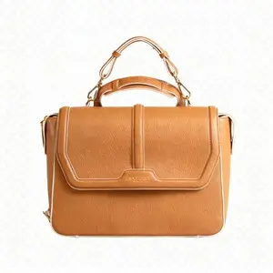 MIA FIRST - VENEZIA Neutrals Work Bag Miacity Cappuccino - Black