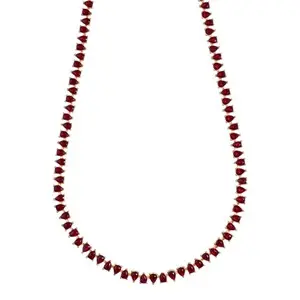 NATIVE GEM Duchess Necklace- Ruby - Red