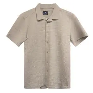 VUSTRA Everyday Camp Collar Waffle Knit Shirt