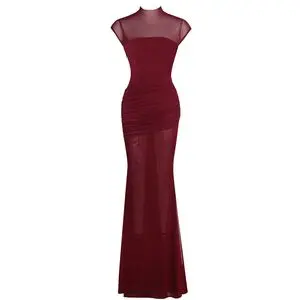 Cap Sleeves Evening Dresses