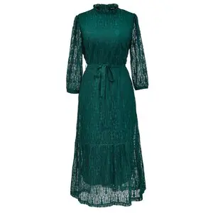 SMART AND JOY Fit-and-flare Lace Dress - Green