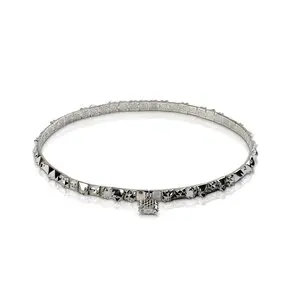 KASUN LONDON Lost Pilgrim Choker Necklace - Silver