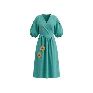 KING NAKED Away From Reality Envelope Dress / Mint - Blue