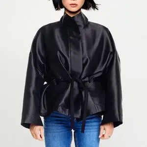 MAXJENNY Square Boxy Jacket - Black