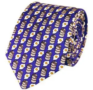 LAZYJACK PRESS Kegs & Eggs Tie