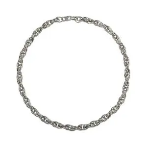 CARAMEL VINTAGE JEWELLERY Loop De Loop Chain Necklace - Silver