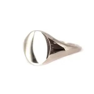 VICSTONENYC FINE JEWELRY Bold Big Signet Ring For - Silver