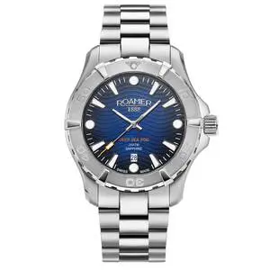 ROAMER OF SWITZERLAND Deep Sea Dial Stainless Steel Divers Watch - Blue