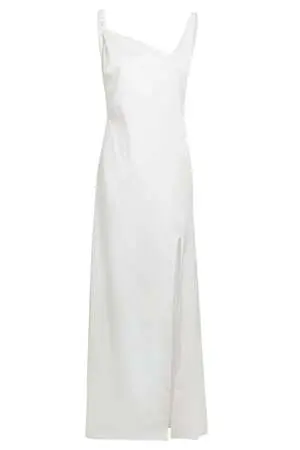 SARVIN Asymmetric Maxi Dress