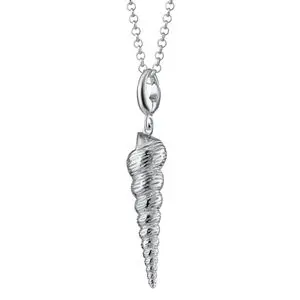 LILY CHARMED Sterling Spire Shell Charm Necklace - Silver