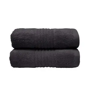 Misona Ultra Soft Bamboo Bath Towel Set Steel - Grey
