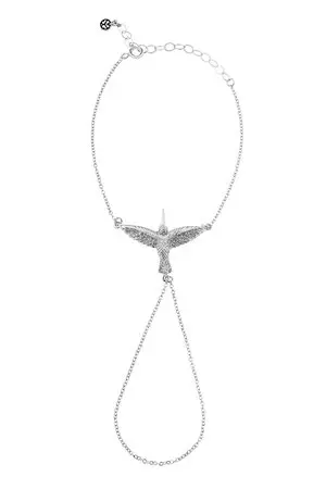 SOPHIE SIMONE DESIGNS Hand Bracelet Hummingbird - Silver