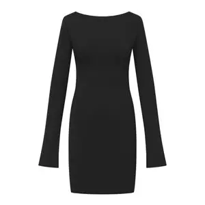PROMEES Lucky Short Dress - Black